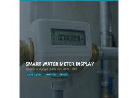 China Custom HTN Positive Segment LCD Display Module 38 Pin Digital Water Meter LCD with m3 L Icons for sale
