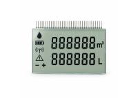 China Custom Segment LCD Panel Flow Rate Display m3/h Digital Flow Meter LCD Display Module for sale