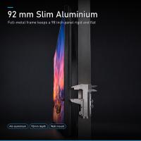 China 98 Inch Indoor Commercial Digital Signage Display 4K Tempered Glass Advertising Screen for Hotel Retail for sale
