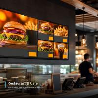 China 98 Inch Indoor Commercial Digital Signage Display 4K Tempered Glass Advertising Screen for Hotel Retail for sale