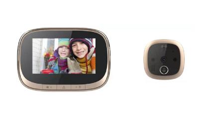 China 4.3 Inch TFT LCD motion activated camera Peephole Video Doorbell With Call Button for sale