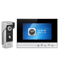 China 4 Wired Gate Intercom Systems Night Vision 800x480 TFT LCD Villa Video Entry Phone for sale