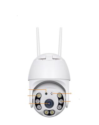 China 3MP IP Tuya Wifi Camera Mini PTZ Security Camera IP66 Waterproof for sale