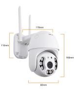 China 3MP IP Tuya Wifi Camera Mini PTZ Security Camera IP66 Waterproof for sale
