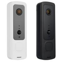 China HD 1080p 2K Wifi Video Doorbells Wireless Camera Rechargeable Ring Doorbell for sale
