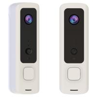 China HD 1080p 2K Wifi Video Doorbells Wireless Camera Rechargeable Ring Doorbell for sale