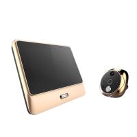 China 5inch Smart WiFi Peephole Video Doorbell Door Viewer With Call Button Support Tuya APP With Motion Detection for sale