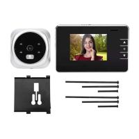 China Security Colour Door View Peep Hole Ring Camera 0.3MP For House for sale