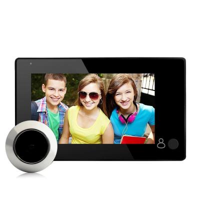 China Digital Door Viewer Peephole Video Doorbell 4.3 Inch LCD For House for sale