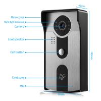 China 4 Wire Door Intercom Ring Camera System 800x480 1000TVL CMOS UI Menu Operation for sale