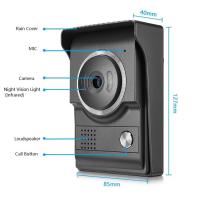 China Doorbell Speaker 4 Wire Video Intercom System 800TVL 4.3 Inch Color Screen for sale