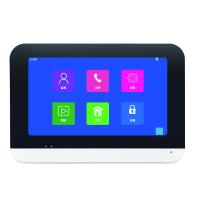 China Touch Monitor ROHS 4 Wire Video Intercom System ABS Acrylic audio video door phone for sale