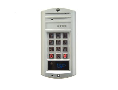 China Aluminium Alloy 4 Wire Video Intercom System Voice Doorbell Password Unlock for sale