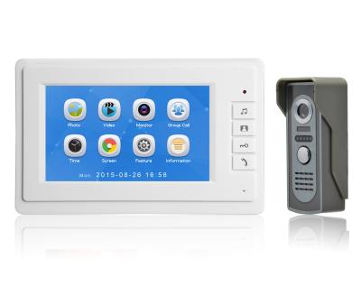 China 1000TVL Wired Video Door Phone System 800x480 Color Recording Entry Control for sale