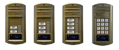 China Smart Villa Front Door Intercom System 7 Inch TFT LCD Color Password Unlock for sale