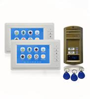 China Smart Villa Front Door Intercom System 7 Inch TFT LCD Color Password Unlock for sale