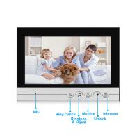 China CCD CMOS Camera Security System Video Door Phone Intercom Bell For 10 Flats Building for sale