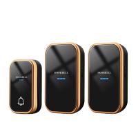 China OEM Wireless Audio Only Doorbell Calling Bell Waterproof IP44 With 3 Receivers for sale
