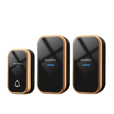 China OEM Wireless Audio Only Doorbell Calling Bell Waterproof IP44 With 3 Receivers for sale