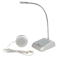 China Counter Service Window Intercom System DC 12V Interphone Teller Microphone for sale
