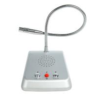 China Counter Service Window Intercom System DC 12V Interphone Teller Microphone for sale