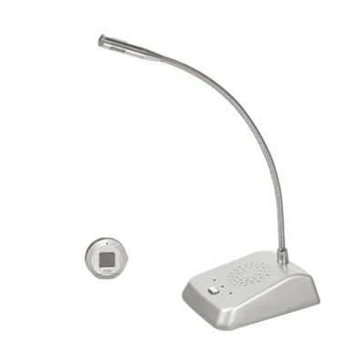 China Dual Way Wired Window Intercom System Squelch Function For Glass Counter for sale