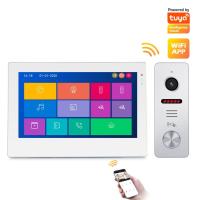 China Villa 2 Wire Video Doorbell Home Intercom IP65 Waterproof 7 Inch Monitor for sale