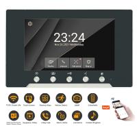 China Tuya Video Doorphone System PIR Motion Detection 7 Inch Doorbell Screen Intercom for sale