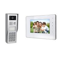 China Home 2 Wire Video Doorbell Intercom PIR Motion Detection Fingerprint Access Control for sale