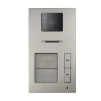 China For 2 Apartments 2 Wire Video Doorbell 2MP HD Intercom Camera With Name Plate for sale