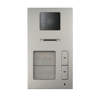 China For 2 Apartments 2 Wire Video Doorbell 2MP HD Intercom Camera With Name Plate for sale