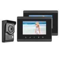 China 2 Room 4 Wire Villa Video Intercom System Color 1000TVL 800 x 480 Camera for sale