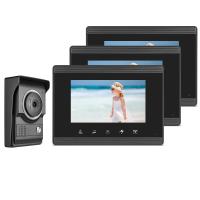 China Aluminium Alloy 4 Wire Villa Video Intercom System Color 1000TVL At Door Entry for sale
