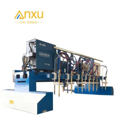 China Automatic CNC Plate Strip Plasma Flame Cutting Machine for Steel Structures - 6000mm Cutting Width, 0-200mm Thickness for sale