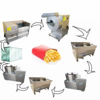 China ANXU 380V 15KW Automatic Potato Processing Plant - 100-300 Sets/Year Capacity for Chips & French Fries for sale