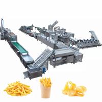 China Automatic Potato Chips Production Line 380V 15KW Food Grade 304 Stainless Steel for sale