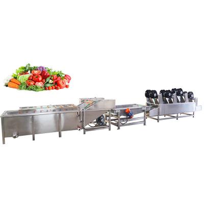 China Vegetable Wash Sorting Production Line 300-1000kg/h Lemon Mango Avocado Olive Washing Drying Grading Machine for sale