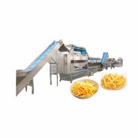 China Full Automatic Potato Chips Line 45KW Stainless Steel French Fries Processing Machine 380V for sale