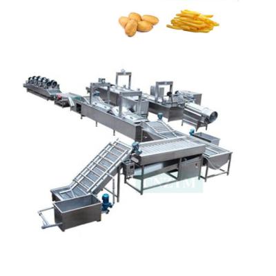 China Fully Automatic Potato Chips Making Machine 45KW 380V Industrial Food Processing Equipment for sale