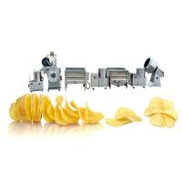 China Automatic 50-500kg French Fries Potato Chips Processing Line 380V 15kW for sale