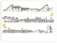 China ANXU 380V 15KW Automatic Potato Chips Processing Machine with Food Grade 304 Stainless Steel Construction for sale