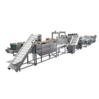 China Automatic Potato Chips Making Machine 380V 15KW Food Grade Stainless Steel Fryer for sale