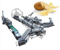 China Automatic Potato Chips Making Machine 380V 15KW Food Grade Stainless Steel Fryer for sale