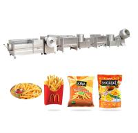China Commercial Frozen French Fries Production Line 3500KG Capacity 304 Stainless Steel 15KW 380V Automatic for sale