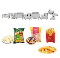 China Commercial Frozen French Fries Production Line 3500KG Capacity 304 Stainless Steel 15KW 380V Automatic for sale