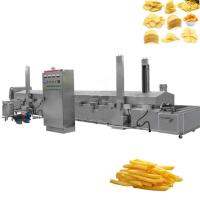 China Manual French Fries Processing Line 380V 15KW with Food Grade 304 Stainless Steel Construction for sale