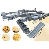 China ANXU 304 Stainless Steel Automatic Fruit Vegetable French Fries Processing Machine 15KW 380V for sale