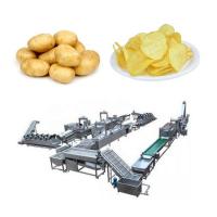 China ANXU 304 Stainless Steel Automatic Fruit Vegetable French Fries Processing Machine 15KW 380V for sale