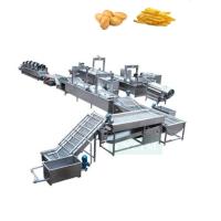 China ANXU 304 Stainless Steel Automatic Fruit Vegetable French Fries Processing Machine 15KW 380V for sale