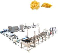China ANXU 304 Stainless Steel Automatic Fruit Vegetable French Fries Processing Machine 15KW 380V for sale